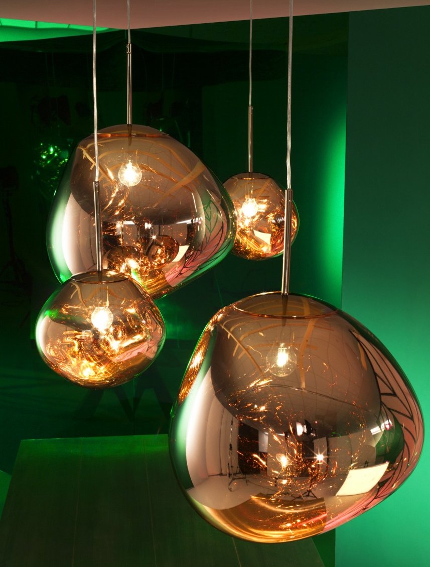 Melt lamp gold | Tom Dixon | Chic Cham | Lausanne